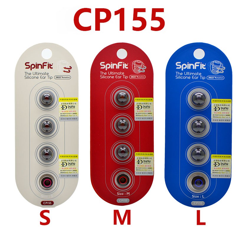 【Ready Stock】SpinFit CP155 Patented Silicone Eartips for Replacement 5. ...