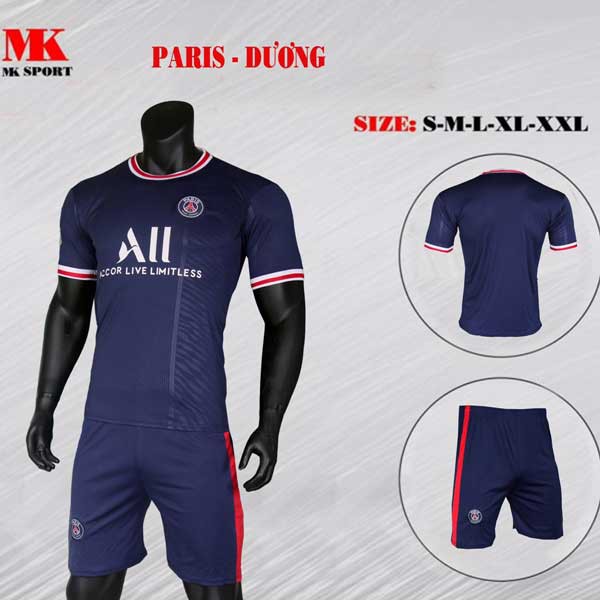 Football clothes, PSG soccer fields, Courts, 2021 | Shopee Philippines
