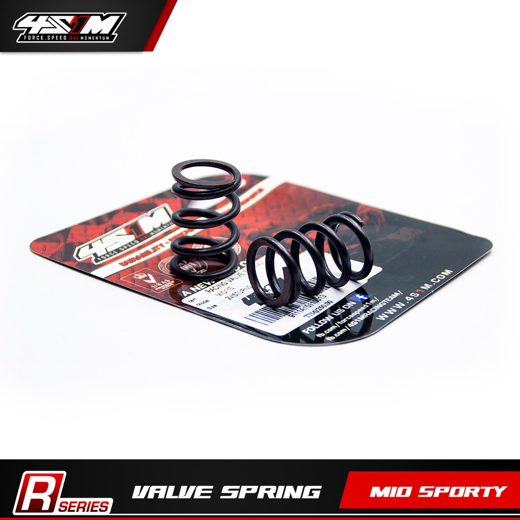 4S1M RACING VALVE SPRING FOR YAMAHA MIO SPORTY 2VALVE 5TURNS 3.0/38.2 R ...