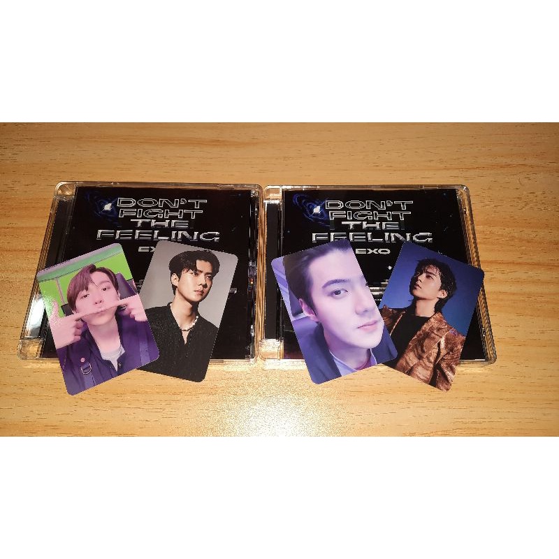 EXO - Don't Fight The Feeling DFTF Unsealed but Complete Inclusions w ...