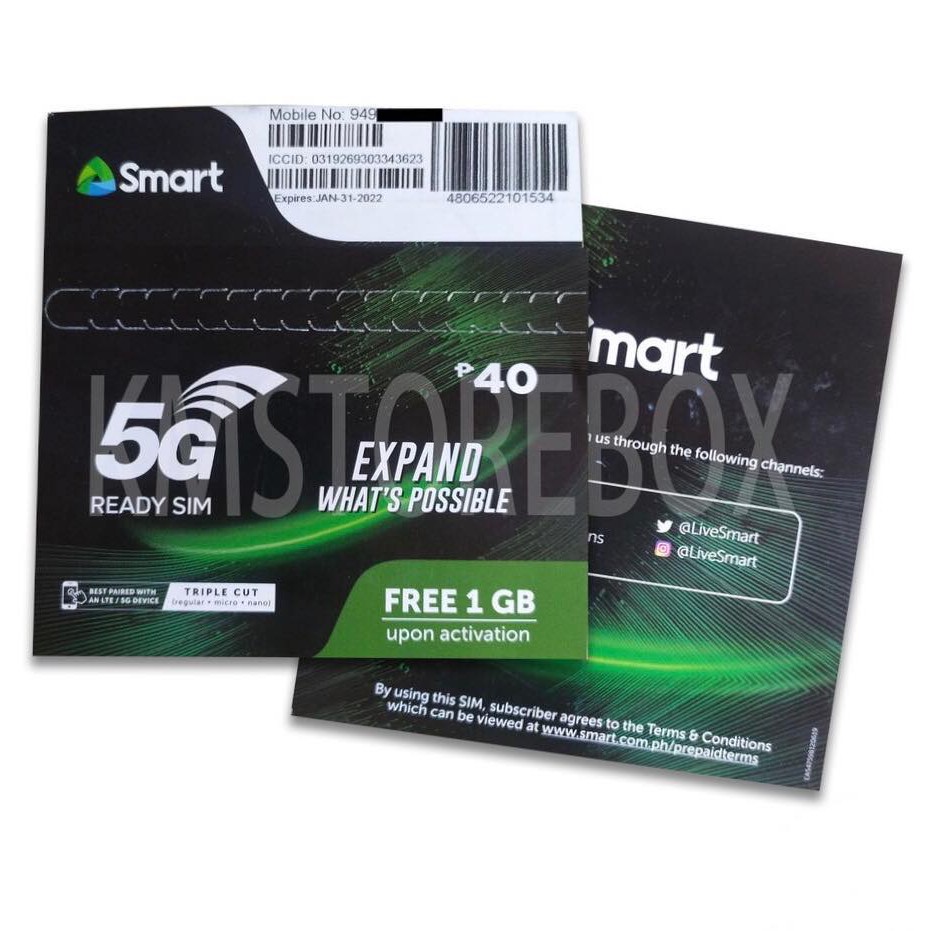 Smart SIM Card 5G Ready Prepaid SIM Card Surf High Speed of Smart ...