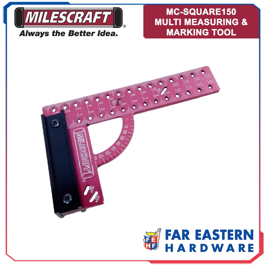 MILESCRAFT MC Square 150 Multi Measuring & Marking Tool #8461 | Shopee ...