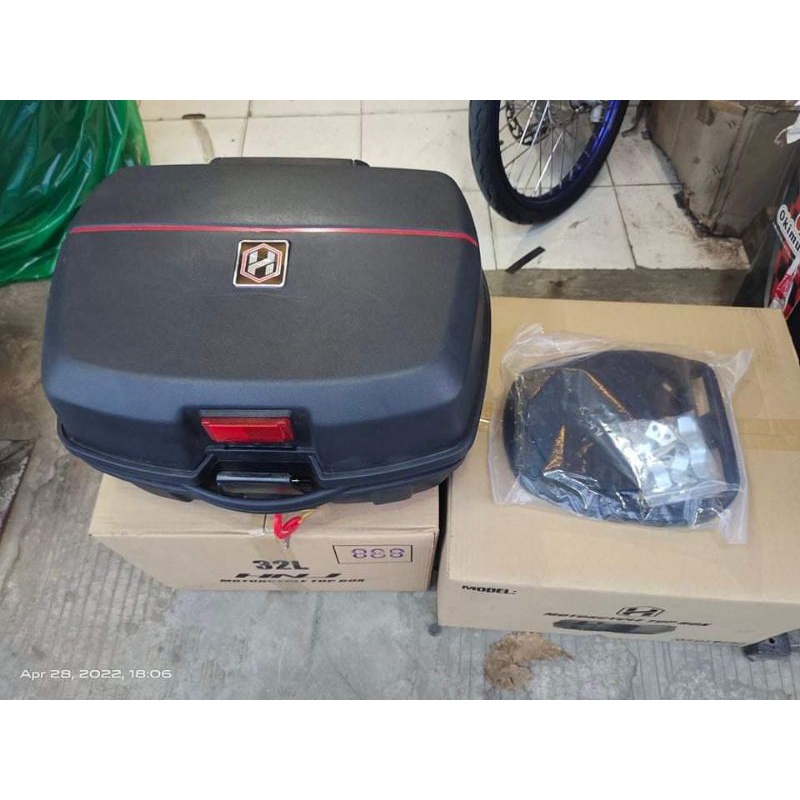 Top Box HNJ 32Liters with Baseplate and Bolts | Shopee Philippines