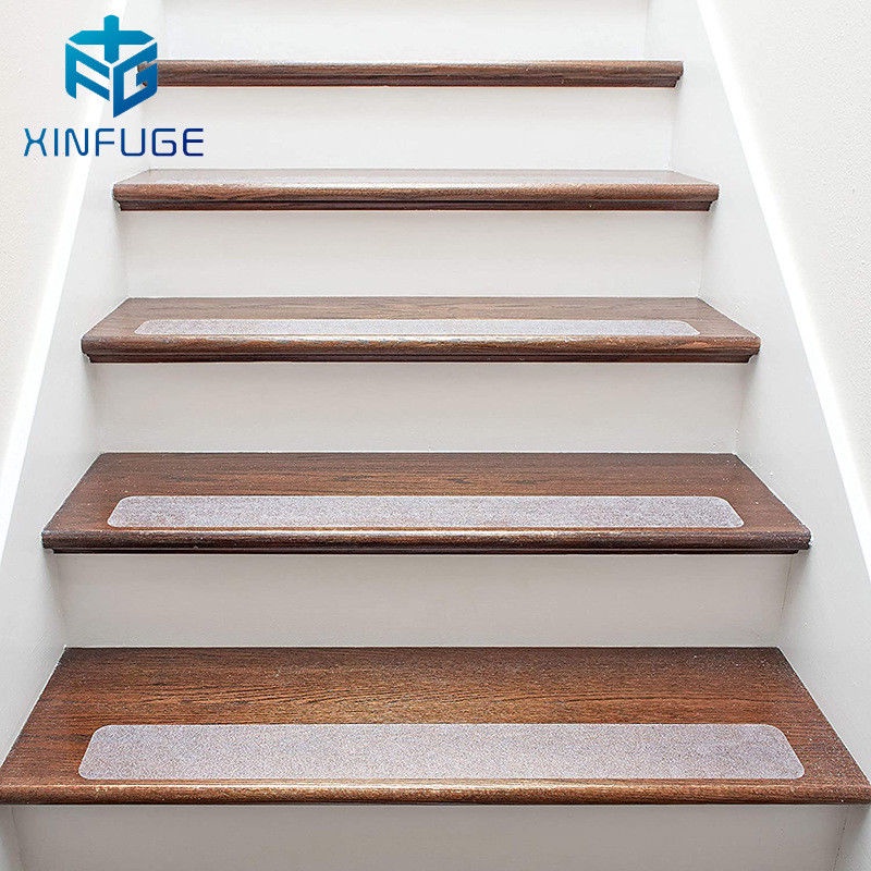 Self-Adhesive Anti-Slip Strip Bathroom Stairs Transparent Wooden Board ...