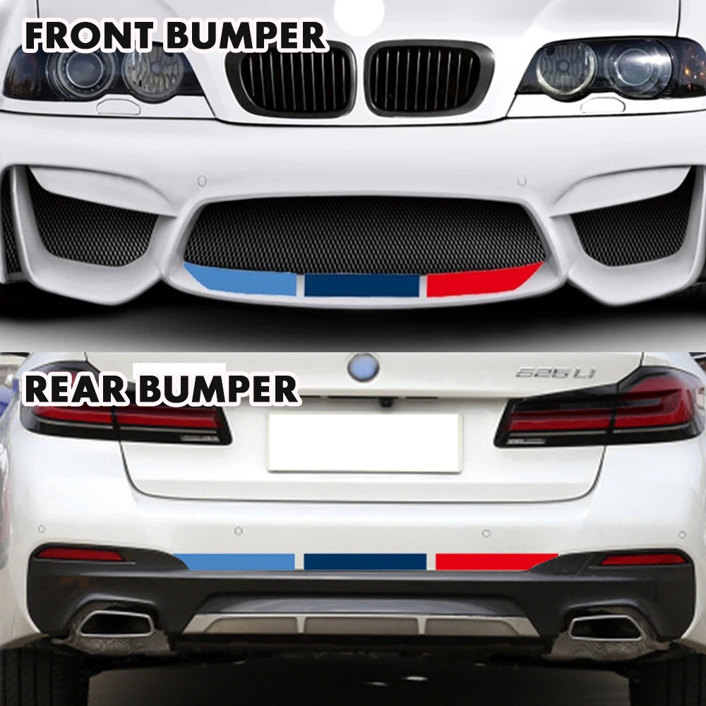M Performance Car Front Rear Bumper Sticker For BMW E36 E39 E46 E60 E61 E64 E70 E71 E85 E87 E90 ...