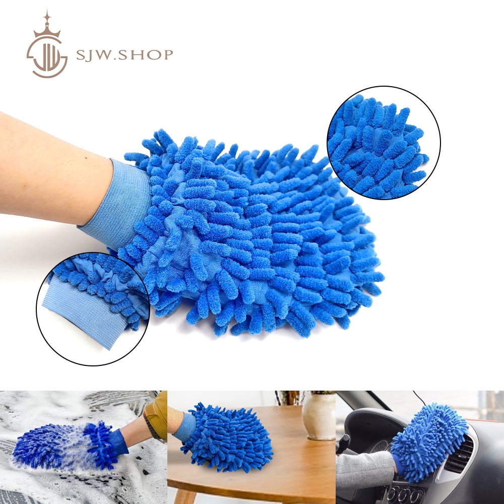SJW Multifunctional Double Sided Microfiber Chenille Car and Motorcycle ...