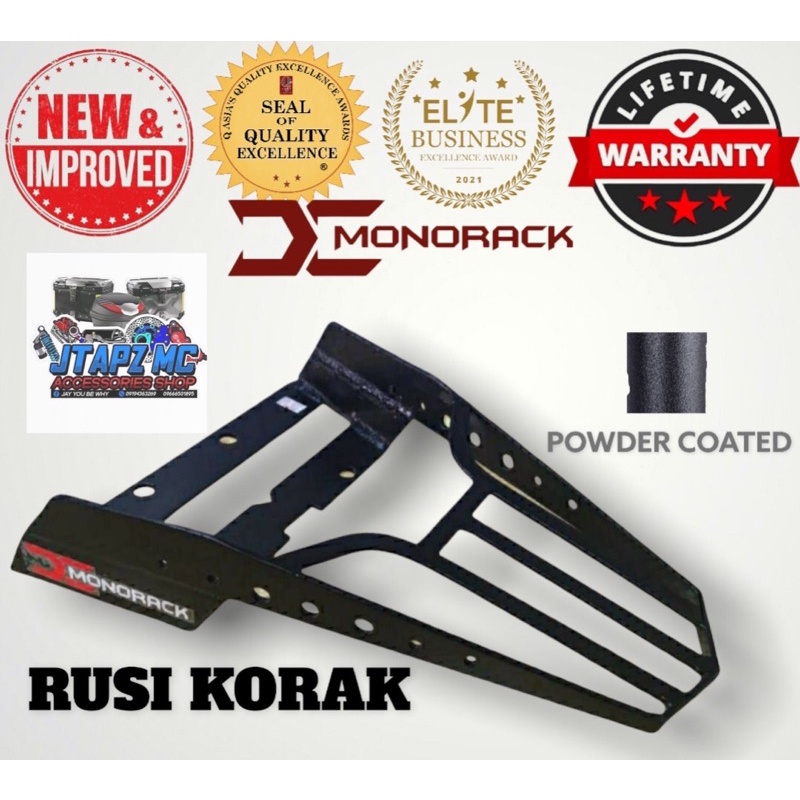 RUSI KORAK 110 DC MONORACK BRACKET | Shopee Philippines