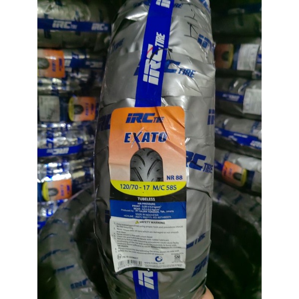 IRC EXATO NR88 80/80/17.90/80/17.100/80/17.110/80/17.120/70/17.130/70 ...