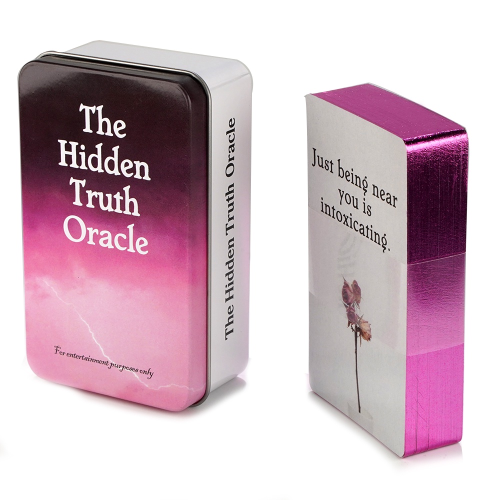 The Hidden Truth Oracle Cards In A Tin Metal Box Tarot Deck with ...