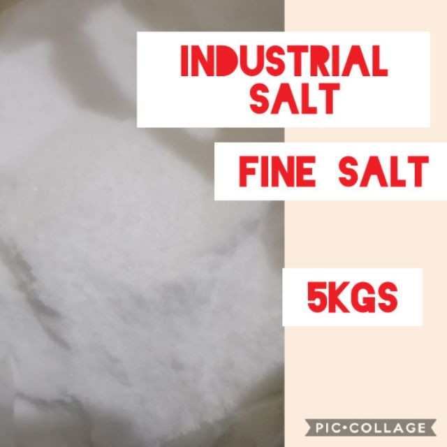 Industrial salt fine salt 5kgs | Shopee Philippines