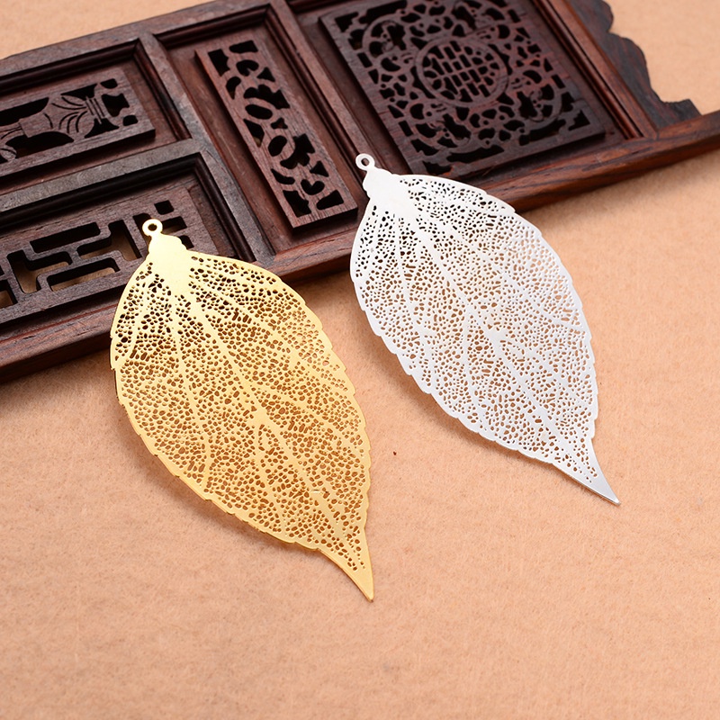 Metal Hollow Leaf Bookmark Students' Supplies Exquisite Cultural and ...