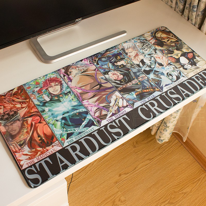 Jojo's Bizarre Adventure Anime Merchandise Big Mouse Pad Keyboard Pad ...