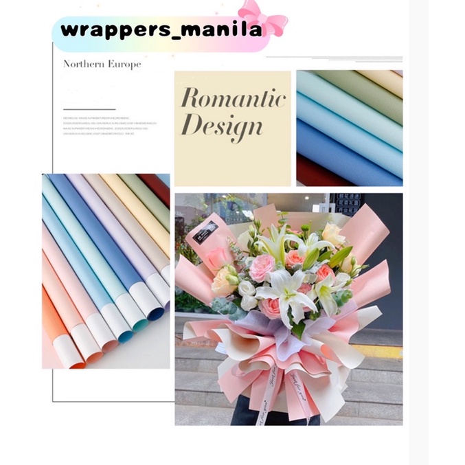 20pcs Macarone Two-Sided Colored Wrappers Bouquet Wrapping Material ...