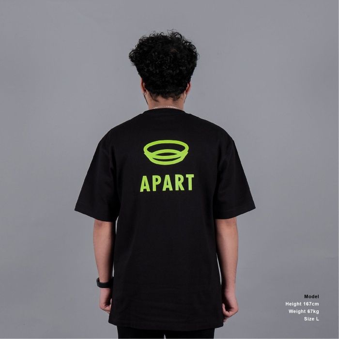 HITAM One-c347 Men's T-Shirt Short Sleeve Black Color HC NEW DLOB ...