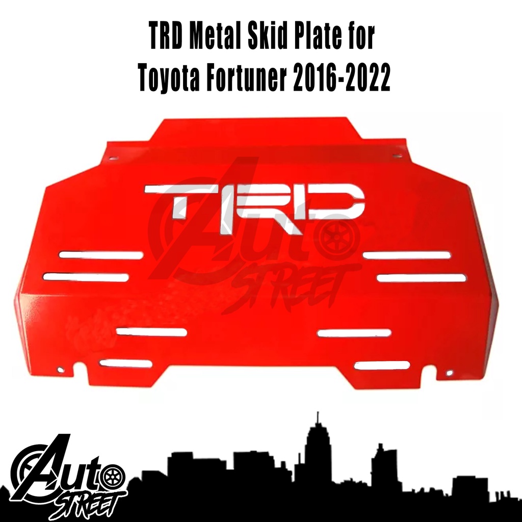 TRD Metal Skid Plate for Toyota Fortuner 2016-2022 (Red) | Shopee ...