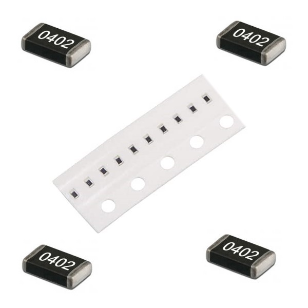 10pcs SMD Resistor 0402 (1005) 10 - 9.1k Ohm 1% - 5% Thick Film Process ...