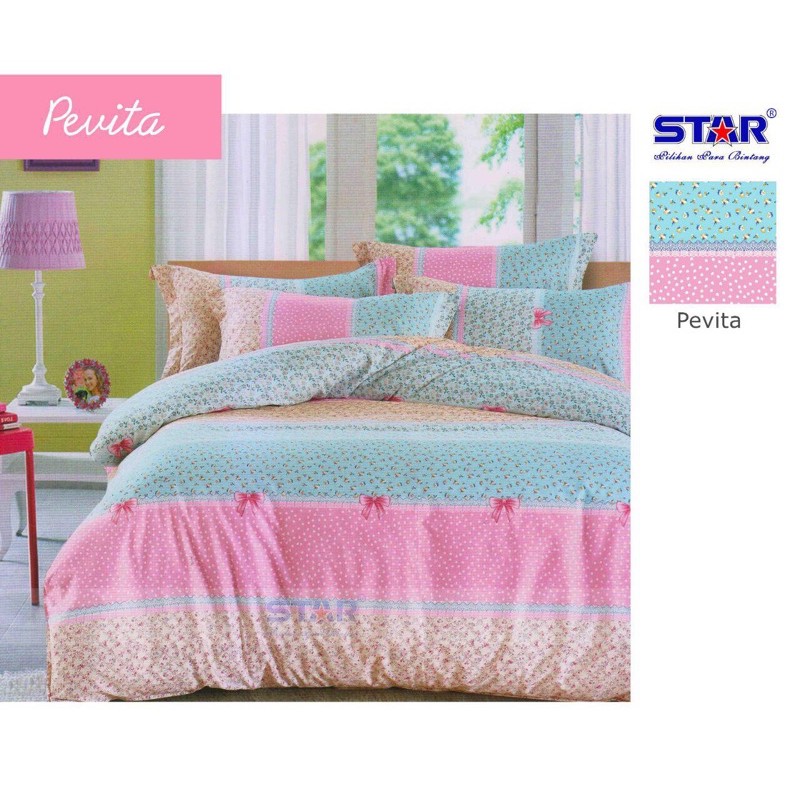 Cvc bed sheet made from STAR with Pevita Motif | Shopee Philippines