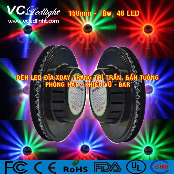 EXTREMELY EFFECT ROTARY DISC LED Disco LIGHT | Shopee Philippines