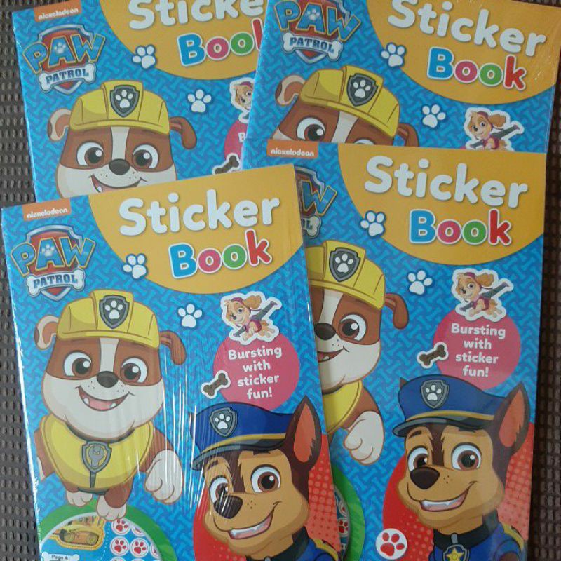 Paw Patrol Sticker Book (Sealed Bnew) | Shopee Philippines