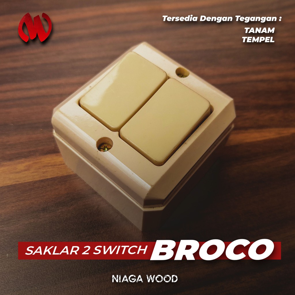 Broco Paste Switch 16210 (On Switch), 16220 (Two Switch) OutBow Series ...