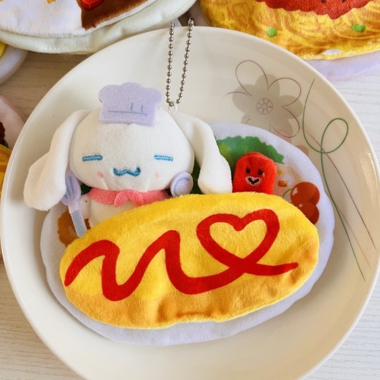 Sanrio Kuromi Hello Kitty Cinnamoroll Cosplay Chef Plush Toy Kawaii ...