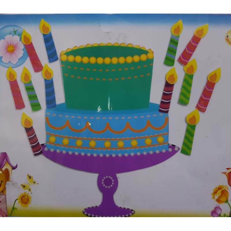 ESL Reward - CANDLES/CAKE Reward printed paper and laminated (MAGNETIC ...