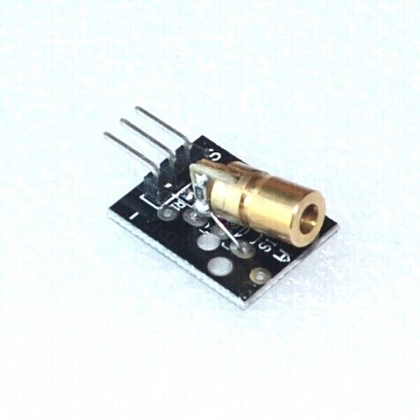 10pcs/lot KY-008 650nm Laser sensor Module 6mm 5V 5mW Red Laser Dot ...