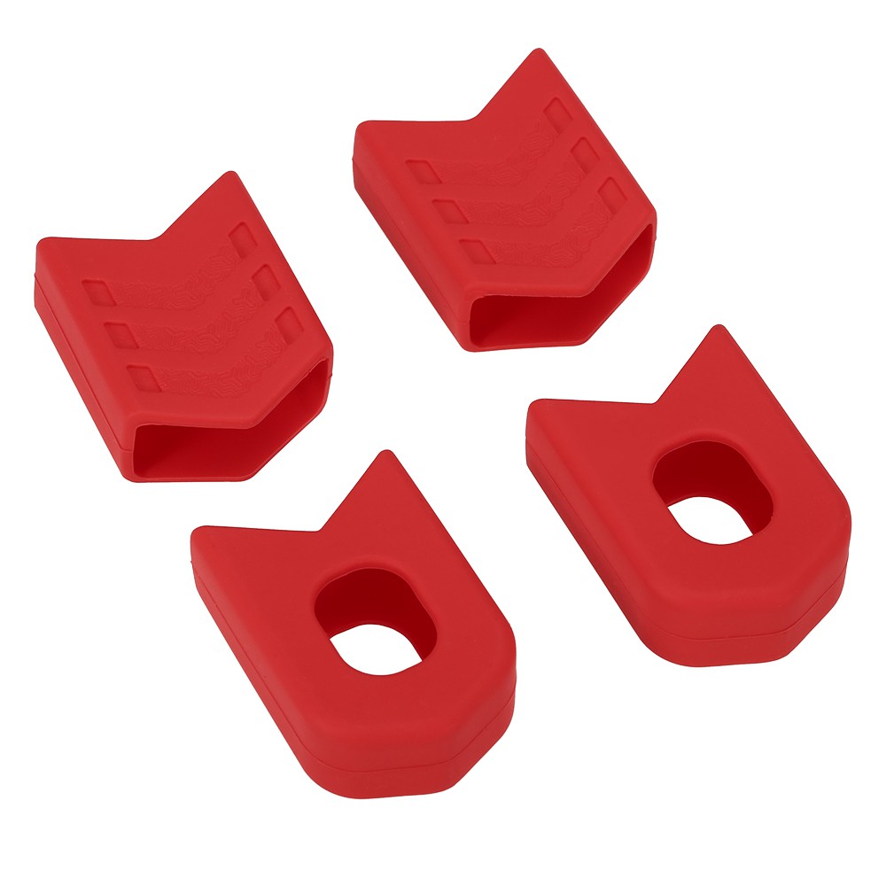 1 Pair Bicycle Crank Arm Cover Silicone Crankset Protector MTB Cycling ...