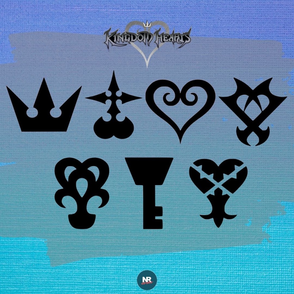 Kingdom Hearts Vinyl Decal Sticker Heartless Unversed Nobody Dream ...
