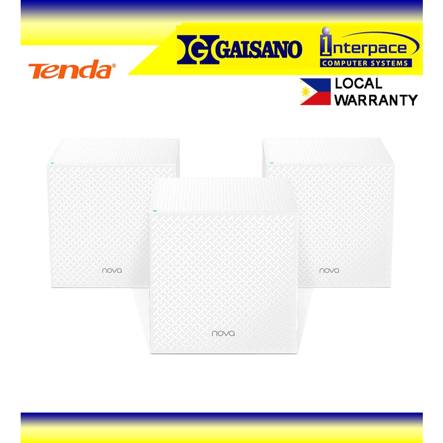 Tenda NOVA MW12 AC2100 Tri-band Whole-Home Mesh WiFi System (3-Pack ...