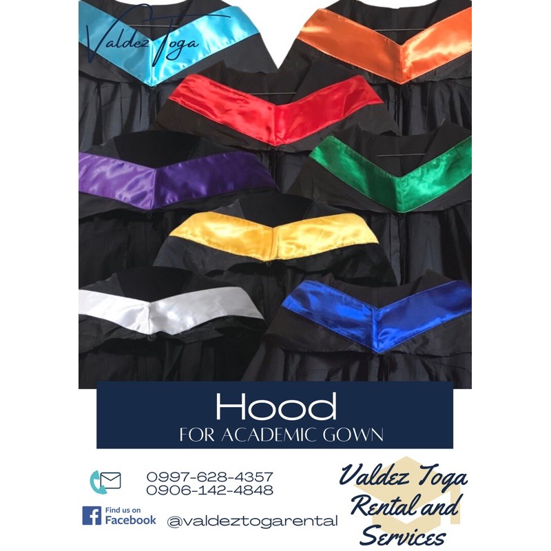 ACADEMIC HOOD | HOOD ONLY | Shopee Philippines