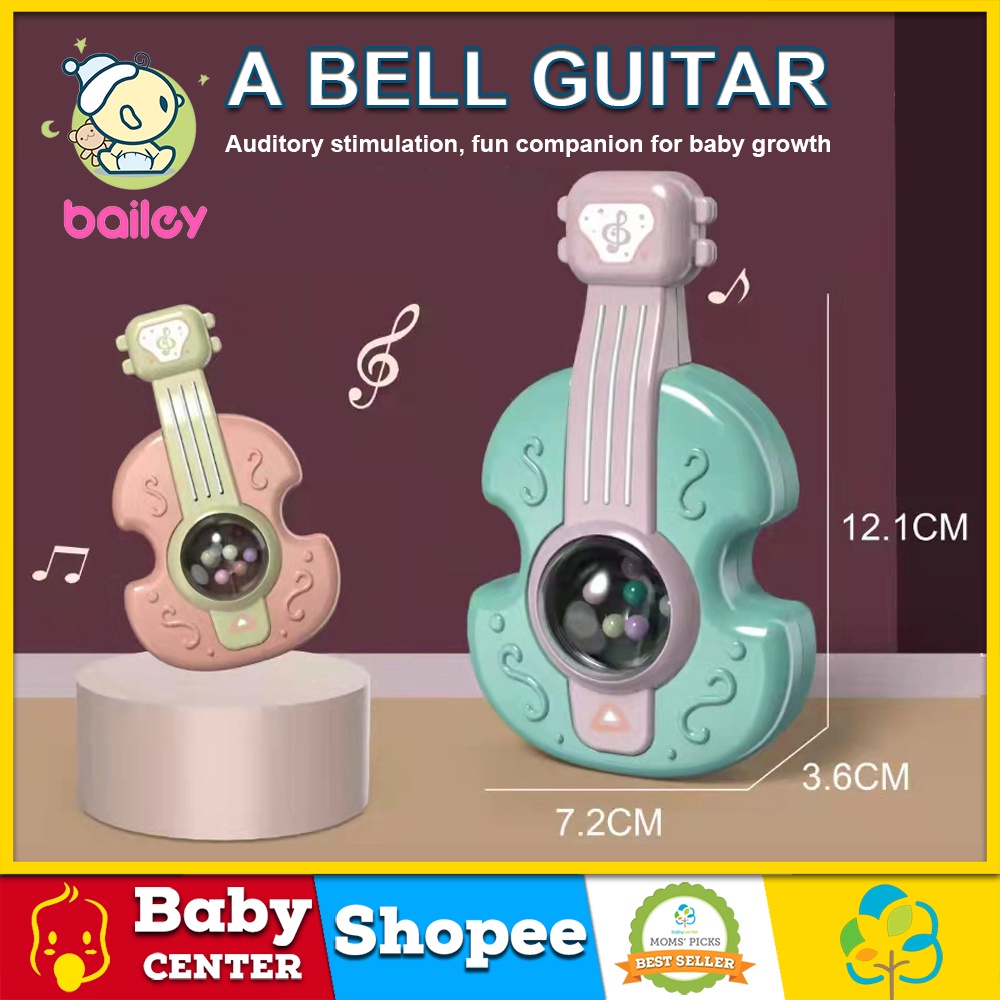 Bailey Baby Shaker Toys Set Cute Kids Guitar Rattle Soft Toy For Boy ...