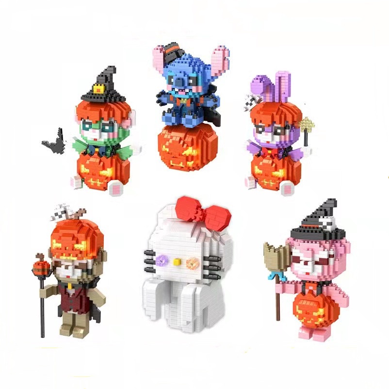 Mini Blocks DIY Building Bricks Fun Halloween Toys StellaLou for ...