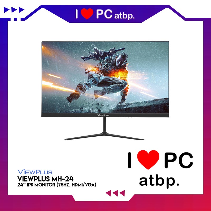 Viewplus 24” IPS Monitor (MH-24, HDMI/VGA, 75Hz) | Shopee Philippines