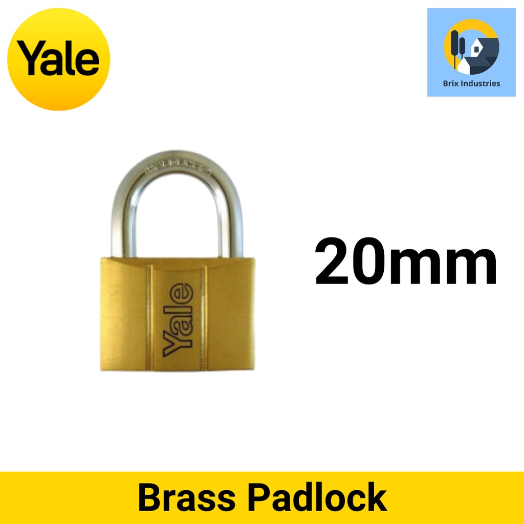 Yale Brass Padlock Heavy Duty 20mm 25mm 30mm 40mm 50mm or 60mm | Shopee Philippines