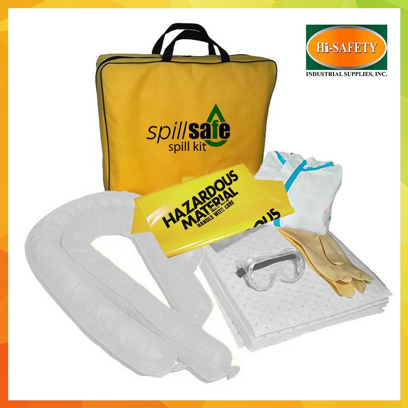 SPILLSAFE Portable Spill Kit/ Standard Universal Oil Chemical Spill ...
