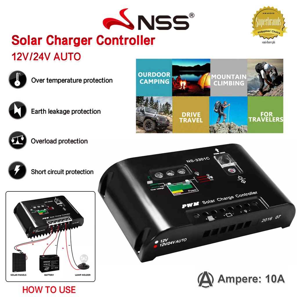 NSS Solar Charger Controller 30A Power Inverter Controller Household ...