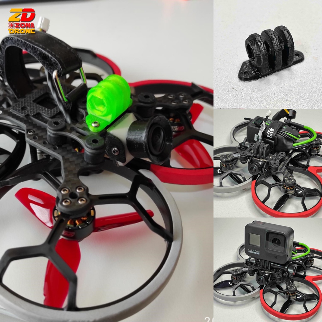 Geprc CineLog30 Universal Gopro Mount Base FPV Drone 3D Print | Shopee ...