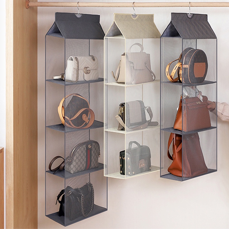 Bag Storage Holder Closet Wardrobe Hanging Bag Handbag Tote Organizer ...