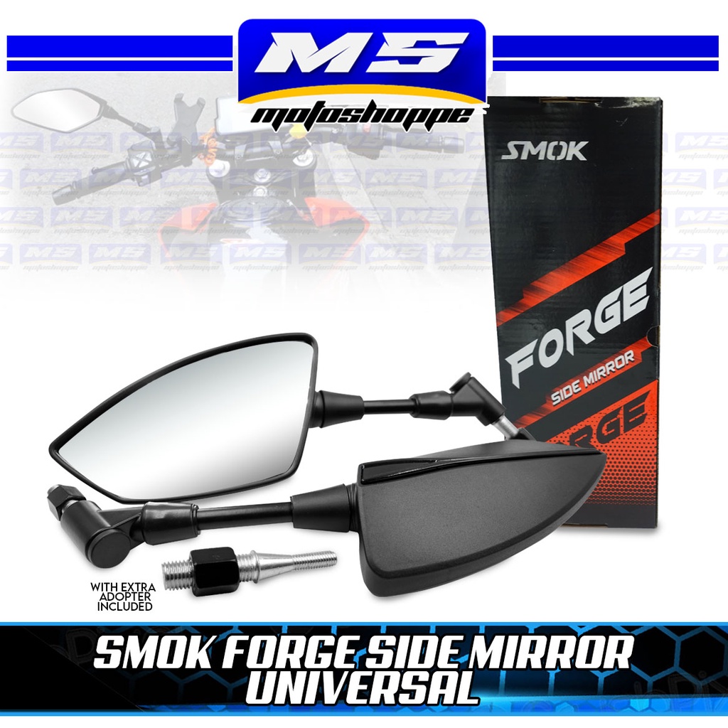 SMOK FORGE SIDE MIRROR UNIVERSAL - MOTOSHOPEE MOTORCYCLE | Shopee ...