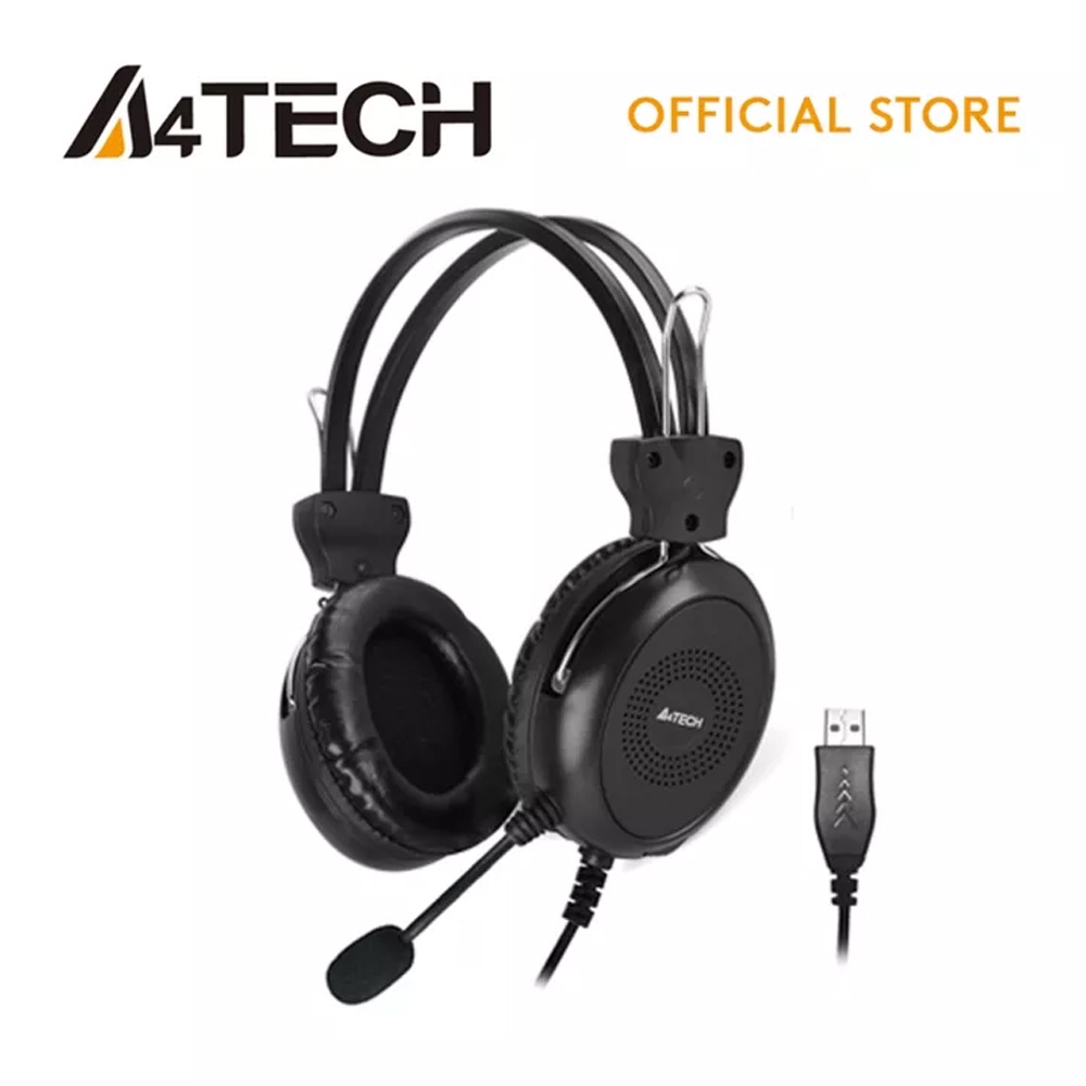 A4Tech HU-30 ComfortFit Stereo, Single-Directional Mic. 32 Ohm Wired ...