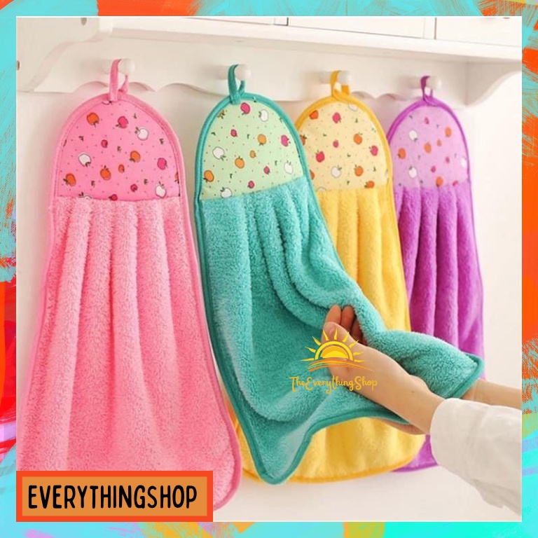 Microfiber Ref Hand Towel Kitchen Refrigerator Bathroom Plate Dry ...