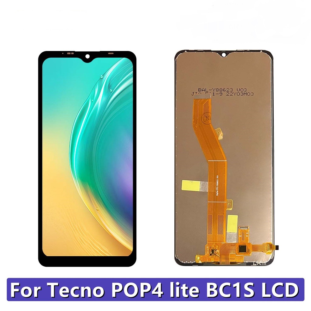 Tecno pop 4 LTE BC1s/BC2 LCD Display With Touch Screen Assembly Glass ...