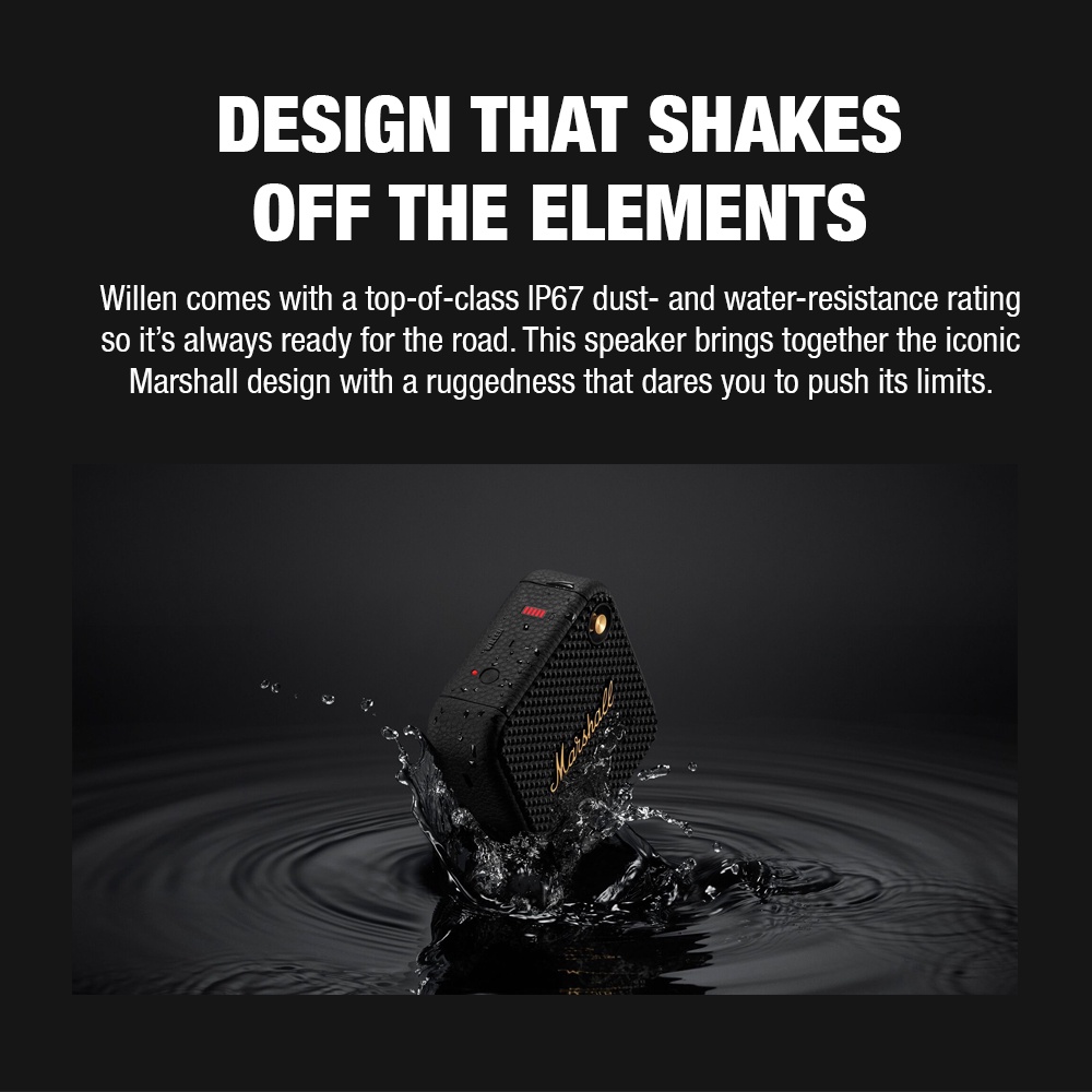 Marshall Willen Bluetooth Speaker | Shopee Philippines