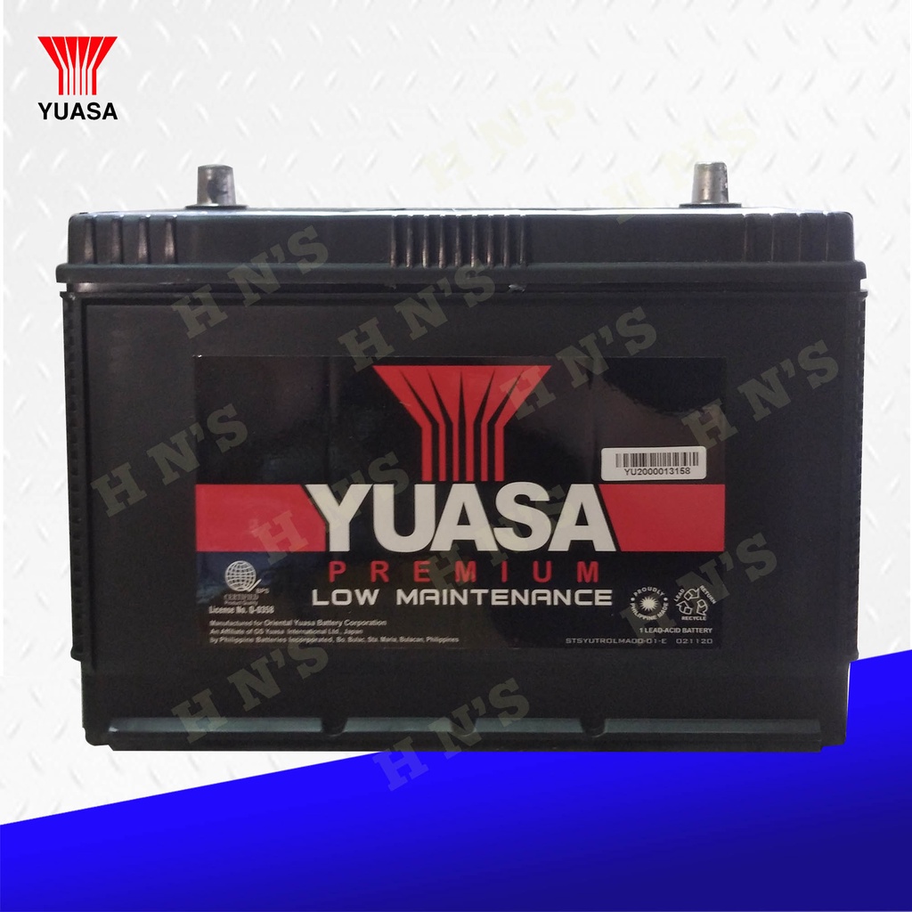 Yuasa Premium 3SMF Low Maintenance Automotive Battery | Shopee Philippines
