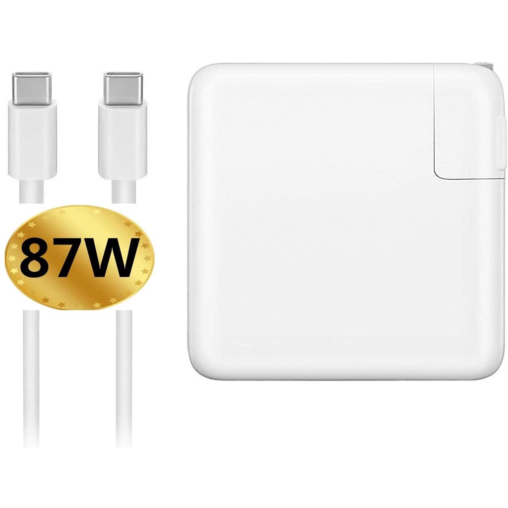 87W USB-C/Type-C Power Delivery Fast Charging Adapter Charger for ...