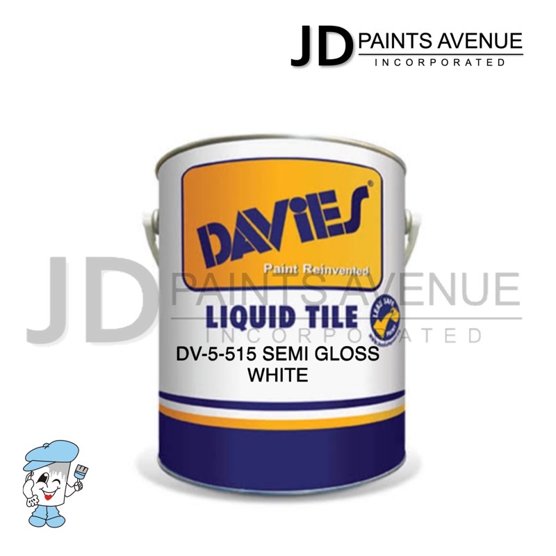 Davies Liquid Tile Topcoat Semi Gloss White DV-5-515 | Shopee Philippines
