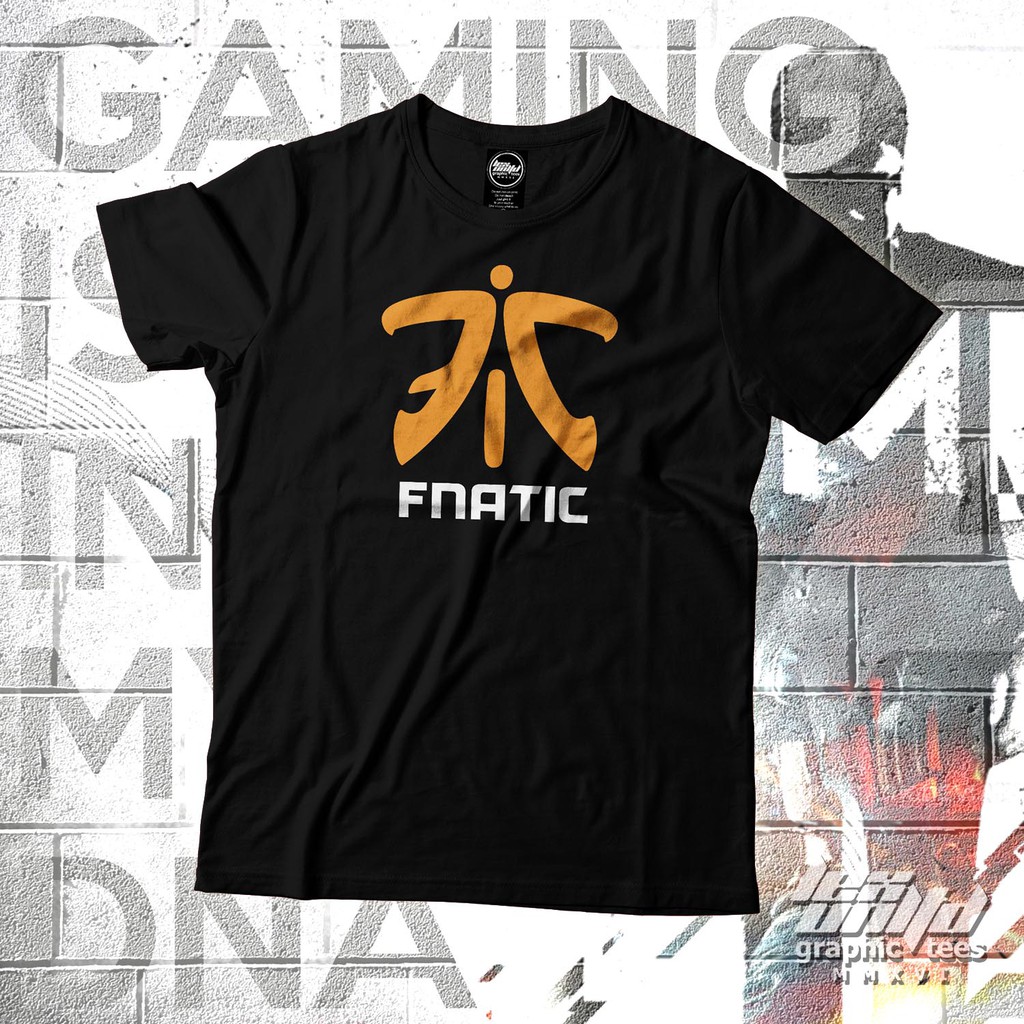 Gamer Shirt (Team Fnatic) | Shopee Philippines
