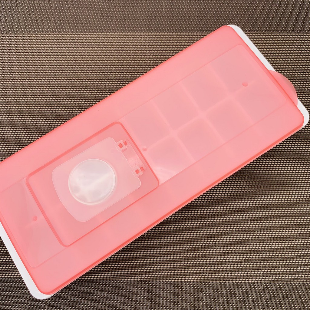 16 grid plastic ice mold with cover yelo mold ice box | Shopee Philippines