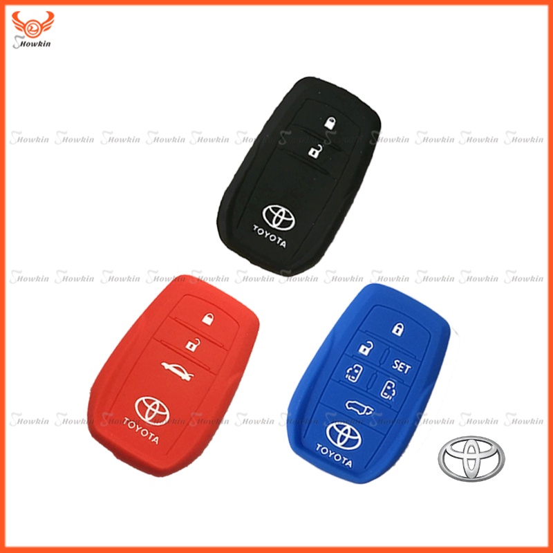 Silicone key case for Toyota Hilux Revo Innova Camry Fortuner | Shopee ...